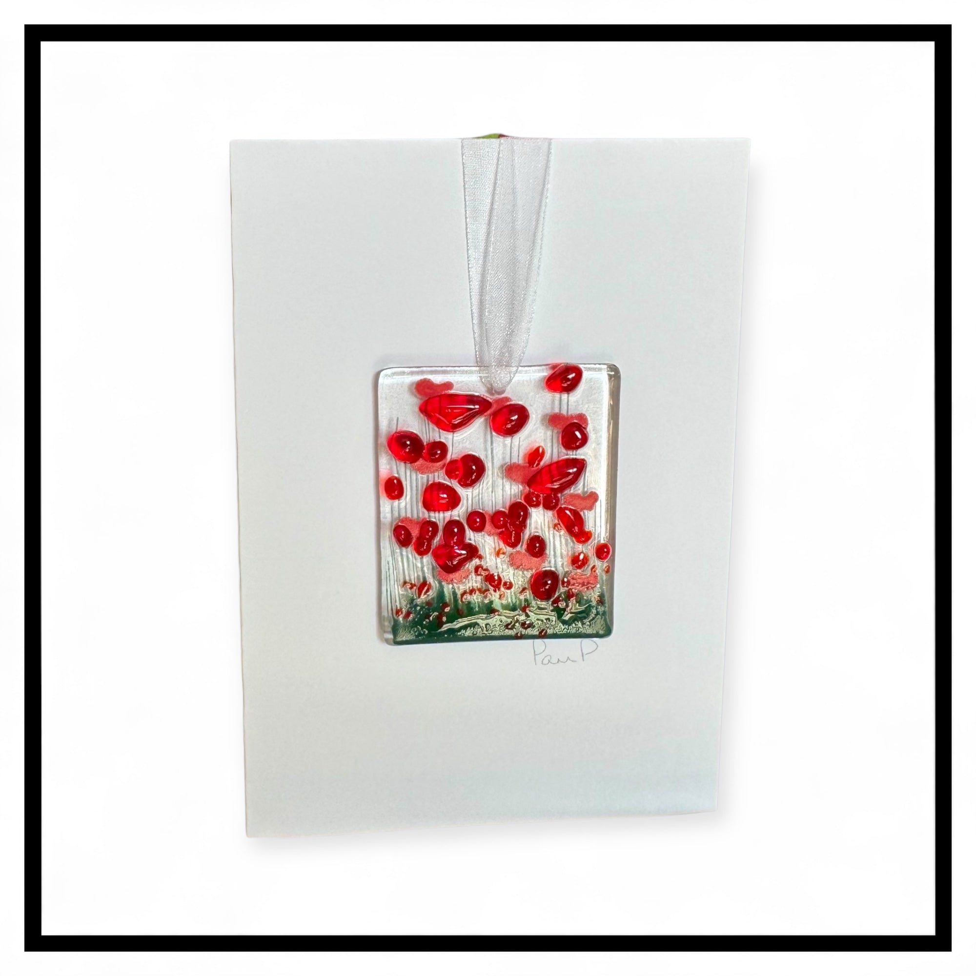 Pam Peters Fused Glass Greetings Cards | Twelve Silver Trees